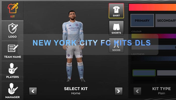 New York City FC Kits 2025 DLS 25 | Dream League Soccer 25