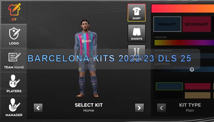 Barcelona Kits 2022/23 DLS 25 | Dream League Soccer 2025