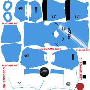 Manchester City Kits 2025/26 DLS 26 Home, Away, Third, GK